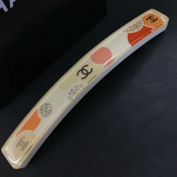 CHANEL | Accessories | Chanel Lucite Cc Barrette | Poshmark